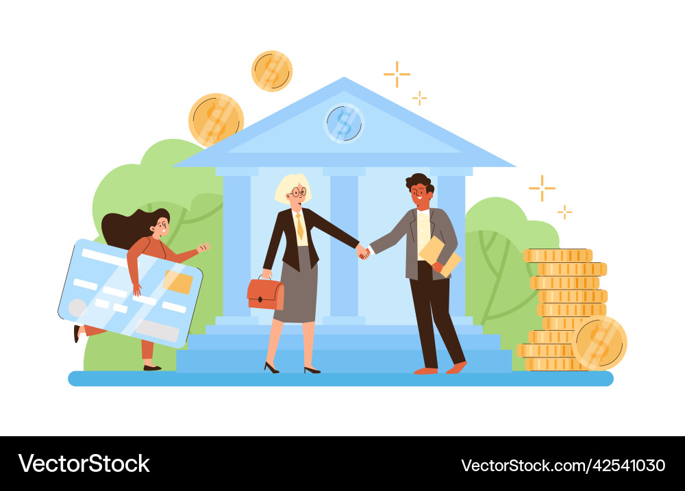 Environmental social governance in flat style Vector Image