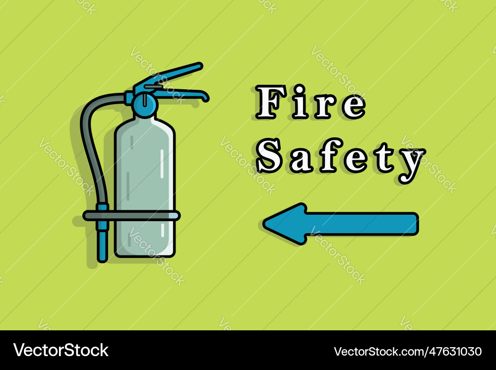 Fire extinguisher Royalty Free Vector Image - VectorStock