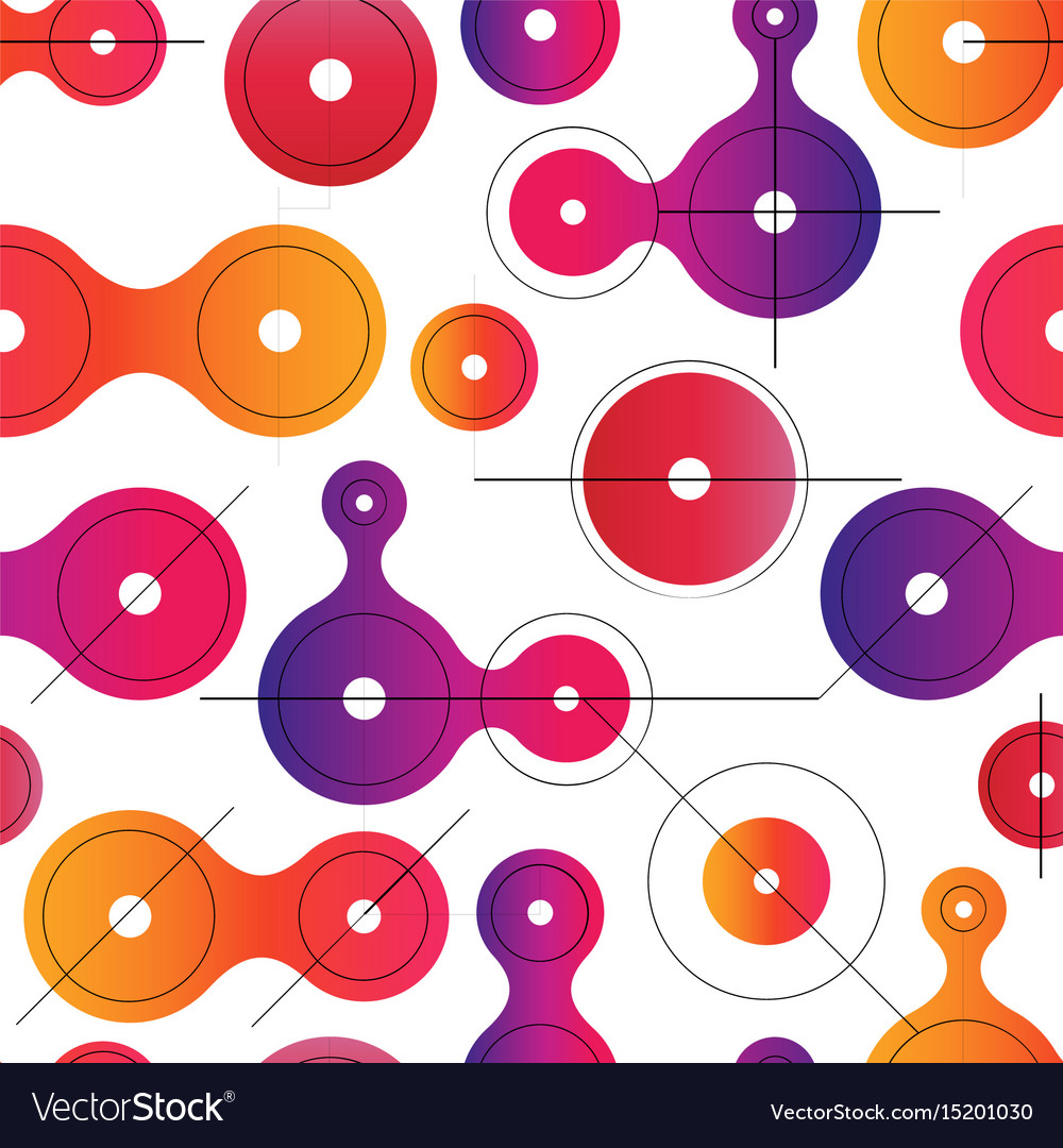 Flat metaball seamless pattern Royalty Free Vector Image Flat metaball seamless pattern Royalty Free Vector Image