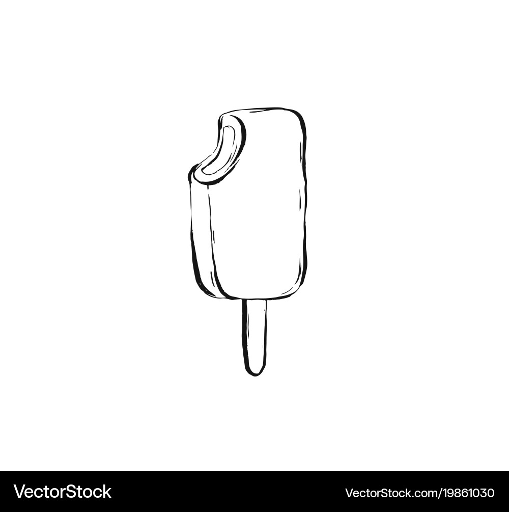 Hand drawn abstract ink graphic sketch Royalty Free Vector