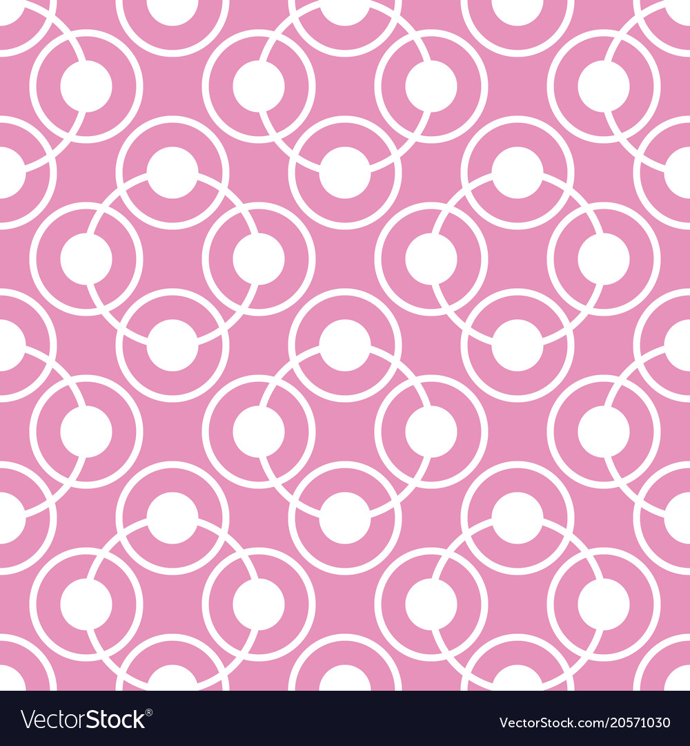 Pink abstract seamless pattern Royalty Free Vector Image