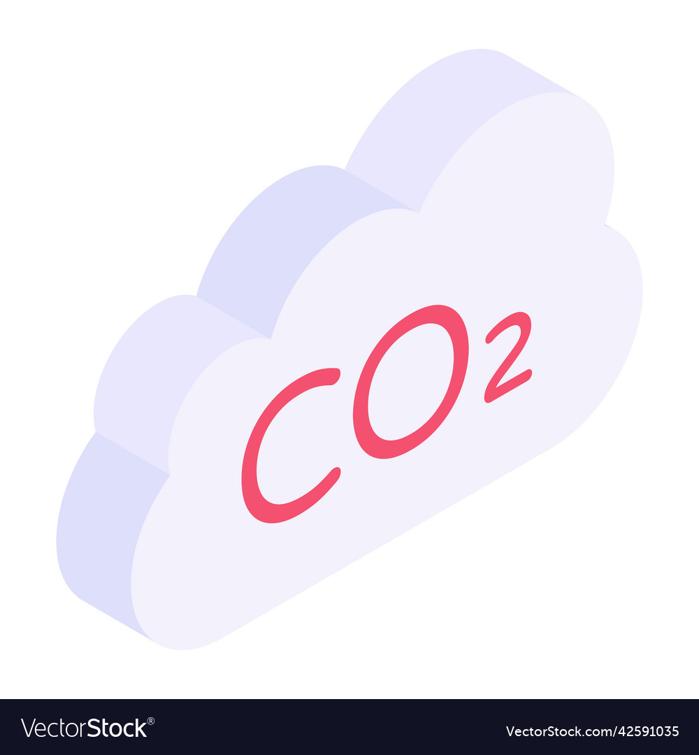 Carbon dioxide Royalty Free Vector Image - VectorStock