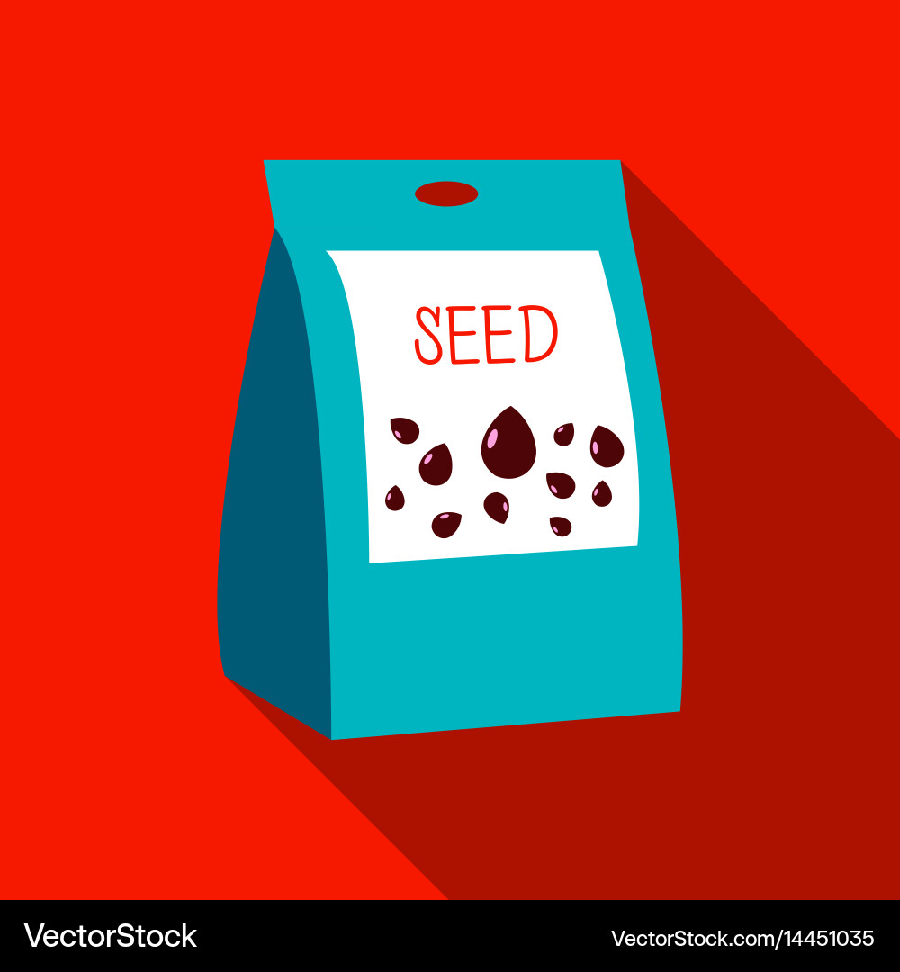 Seeds icon of for web Royalty Free Vector Image