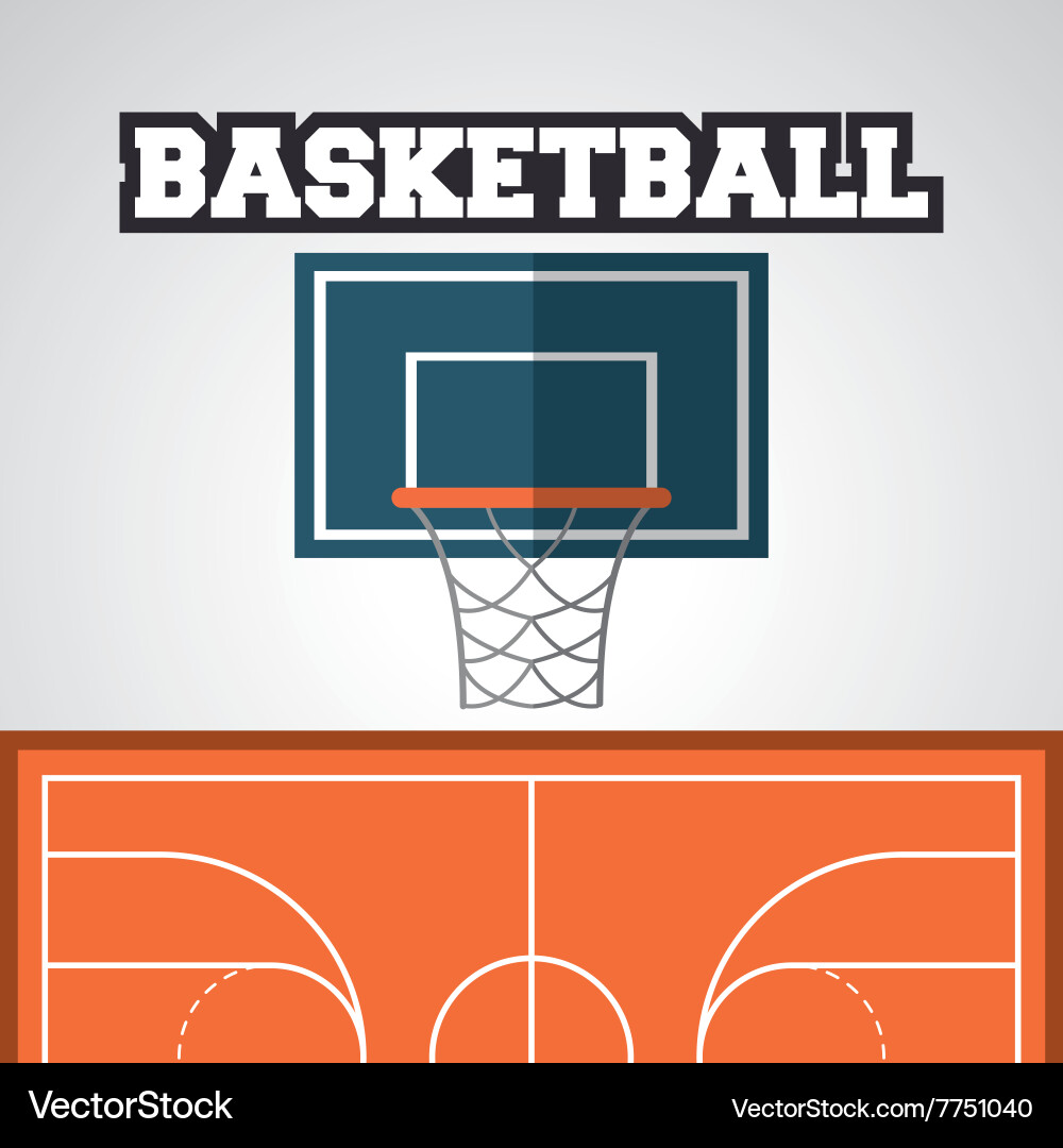Basketball sport design Royalty Free Vector Image