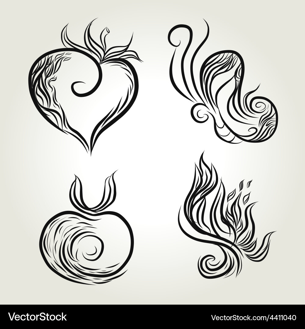 Ink hand drawing Royalty Free Vector Image - VectorStock