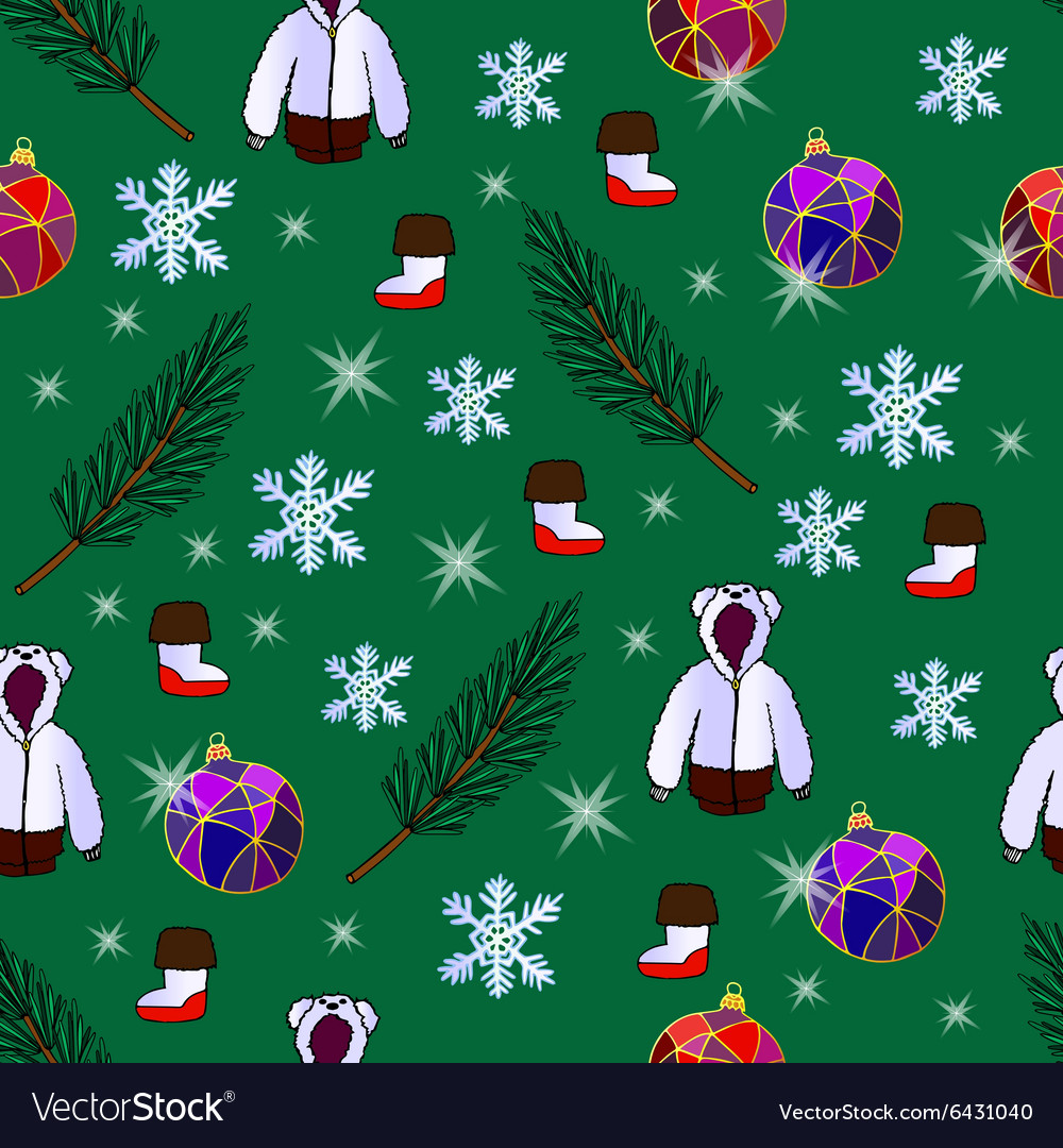 New year pattern design Royalty Free Vector Image