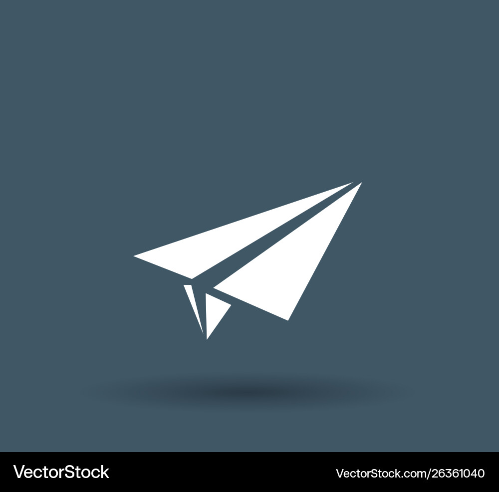 Paper Airplane Mail Icon