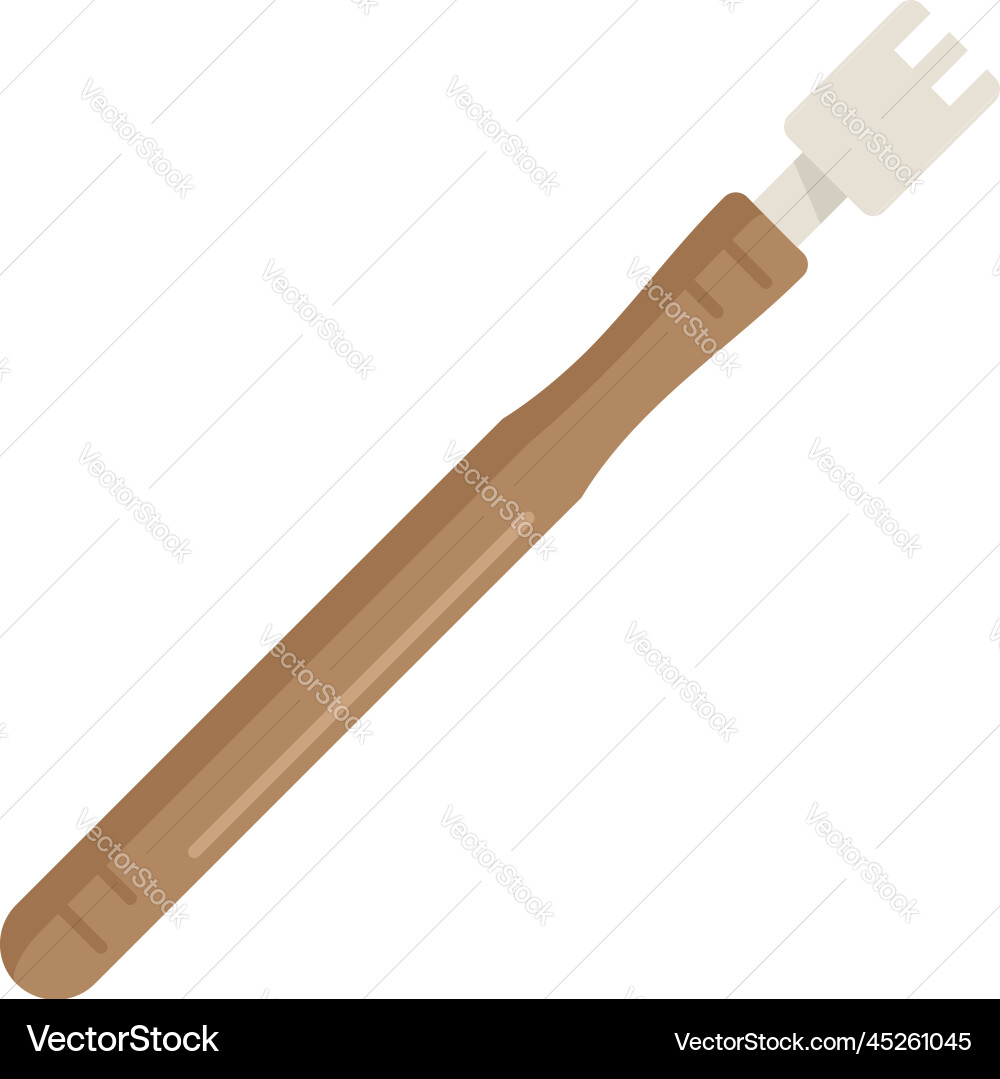 Calligraphy nib icon flat ink signature Royalty Free Vector