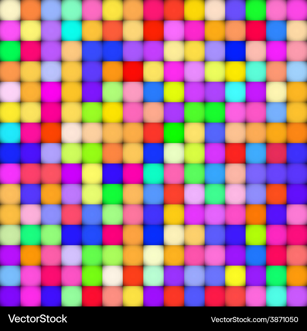 Abstract colorful background with squares Vector Image