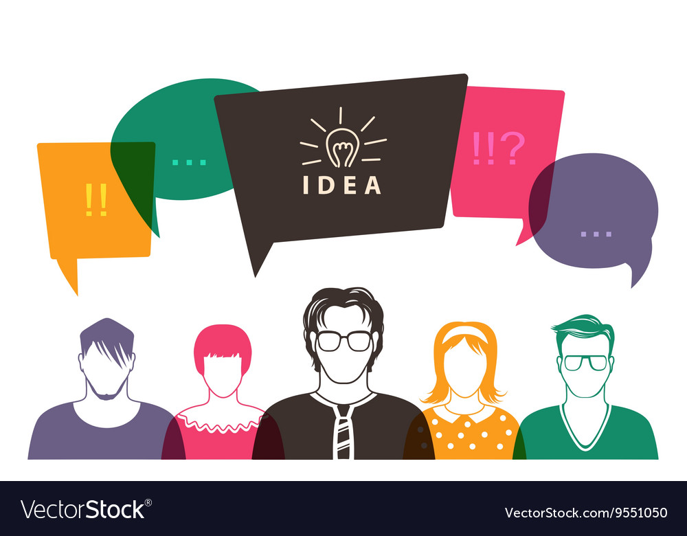Business team concept Royalty Free Vector Image