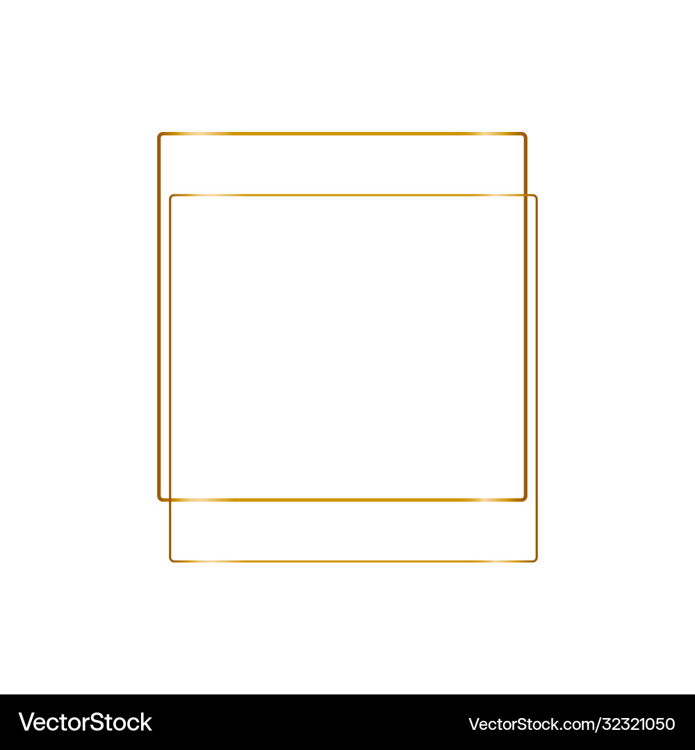 Light effect for wedding invitation card golden Vector Image