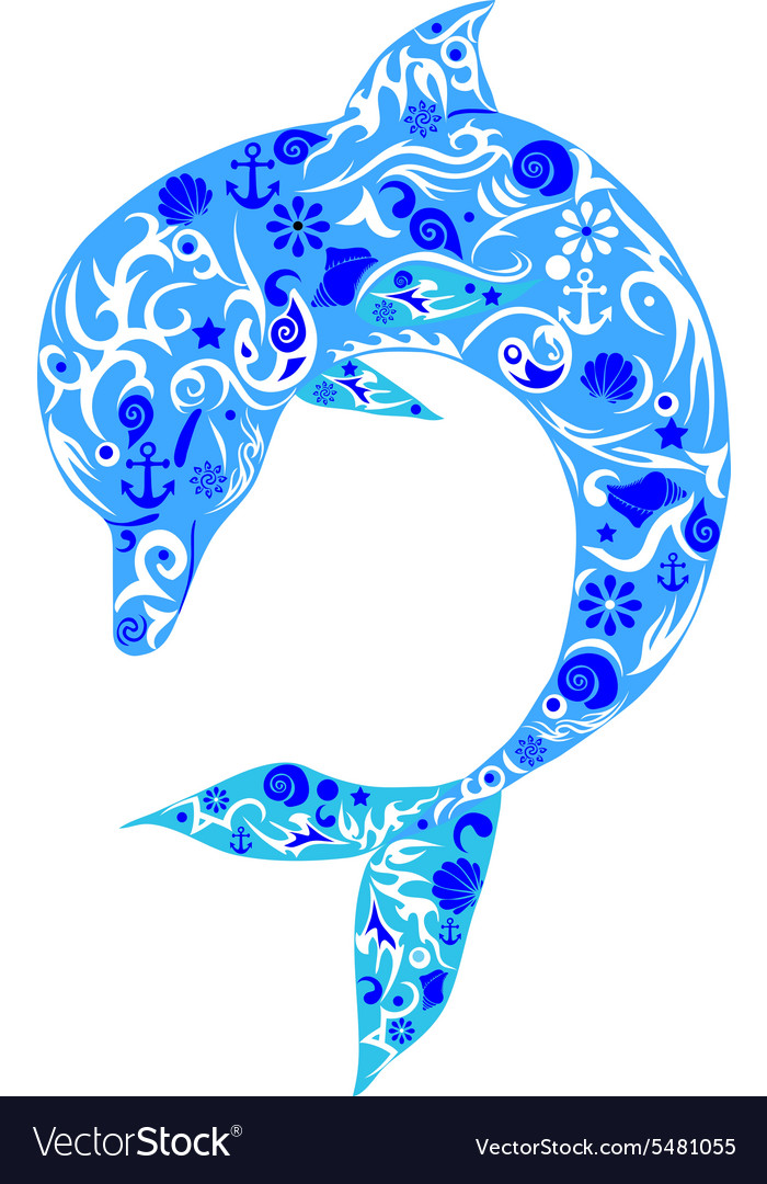 Dolphin Royalty Free Vector Image - VectorStock