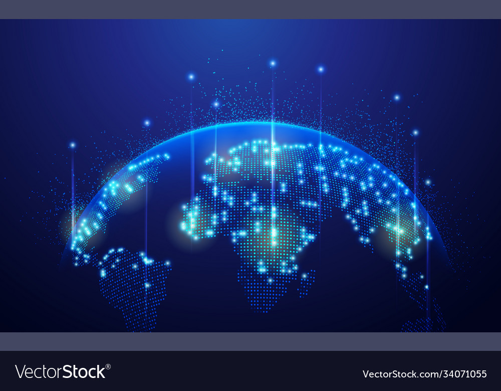 Globalnetwork Royalty Free Vector Image - VectorStock