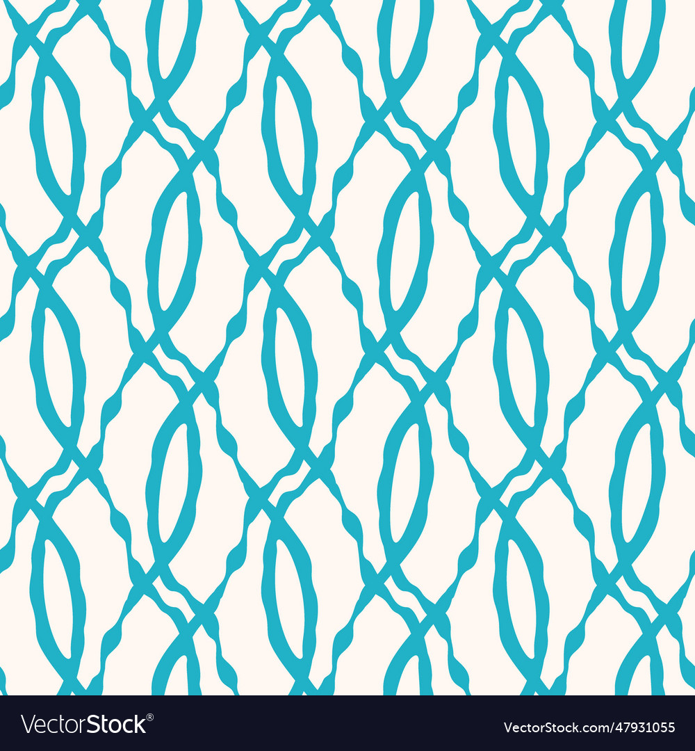 Seamless pattern with a simple abstract drawing Vector Image