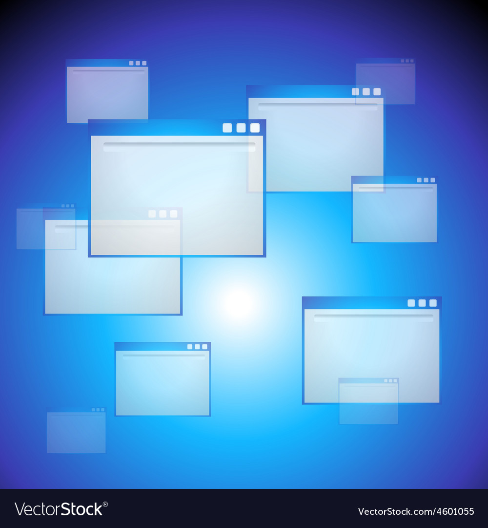 Web blue background Royalty Free Vector Image - VectorStock