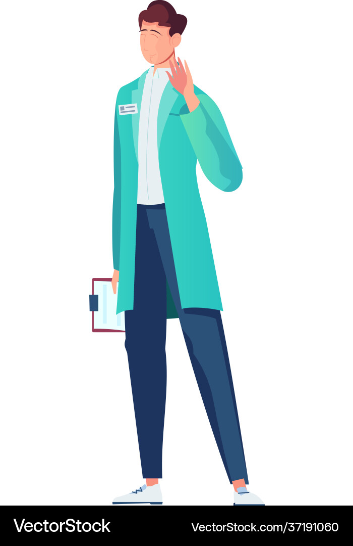 Male doctor icon Royalty Free Vector Image - VectorStock