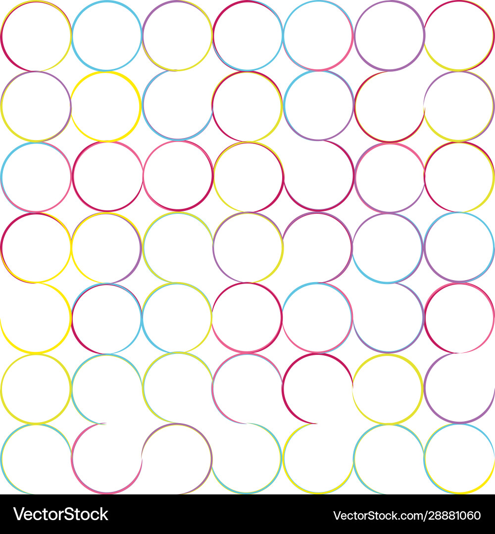 Seamless color circle pattern camouflage tiles net