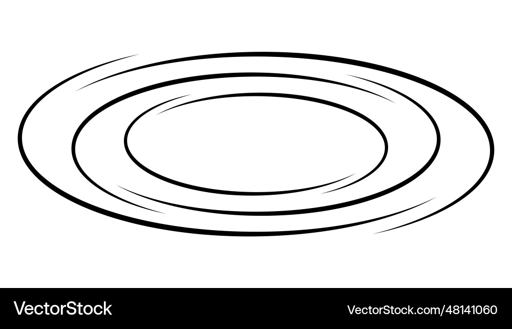 Water wave ripple logo water puddle drop splash Vector Image