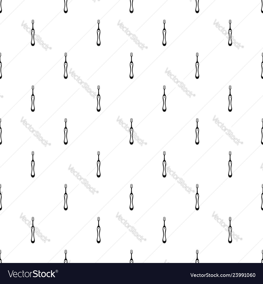 Woman toothbrush pattern seamless Royalty Free Vector Image