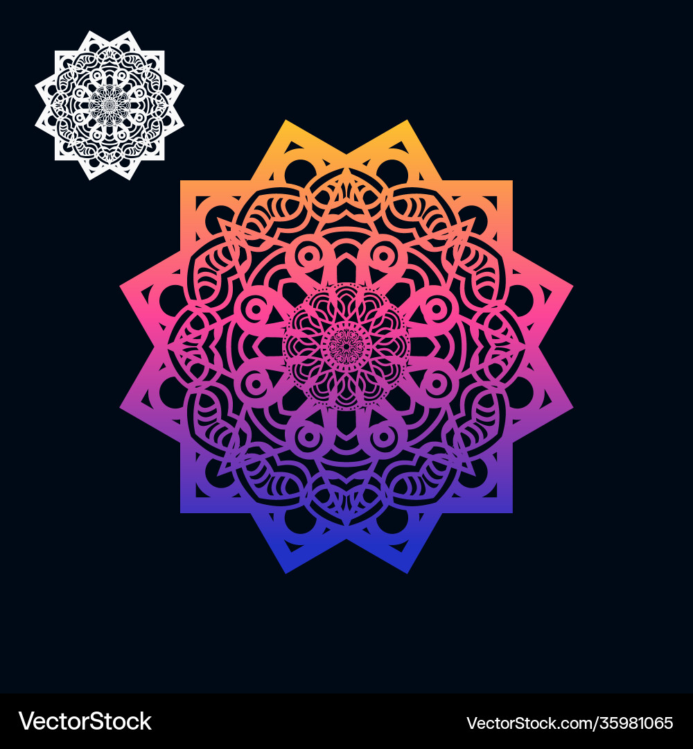 Mandala Royalty Free Vector Image - VectorStock