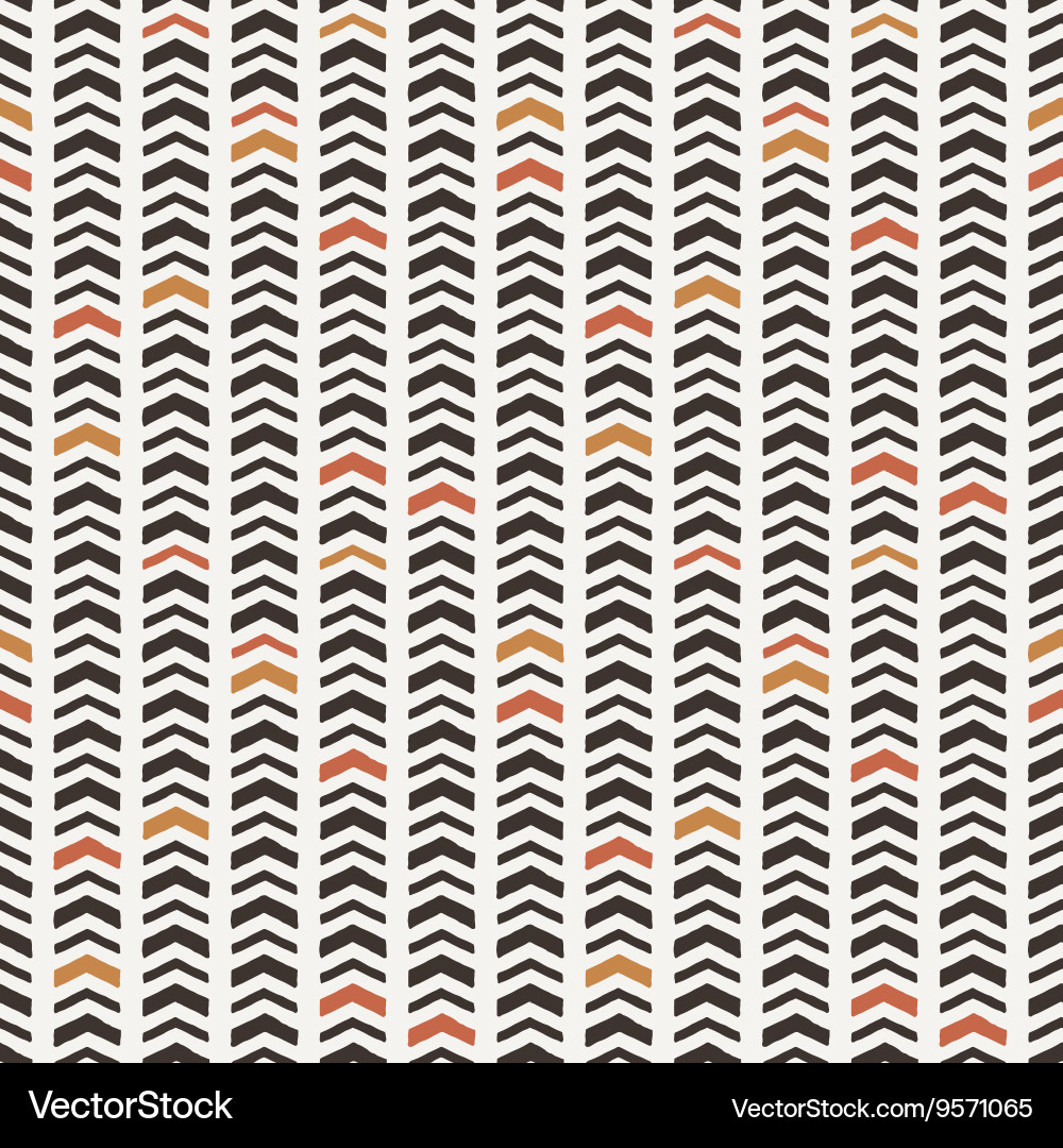 Seamless texture of hand-drawn arrows Royalty Free Vector