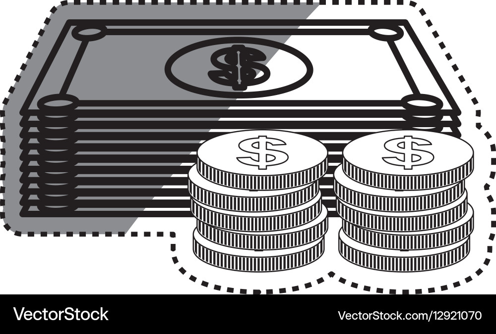 Billets of money Royalty Free Vector Image - VectorStock