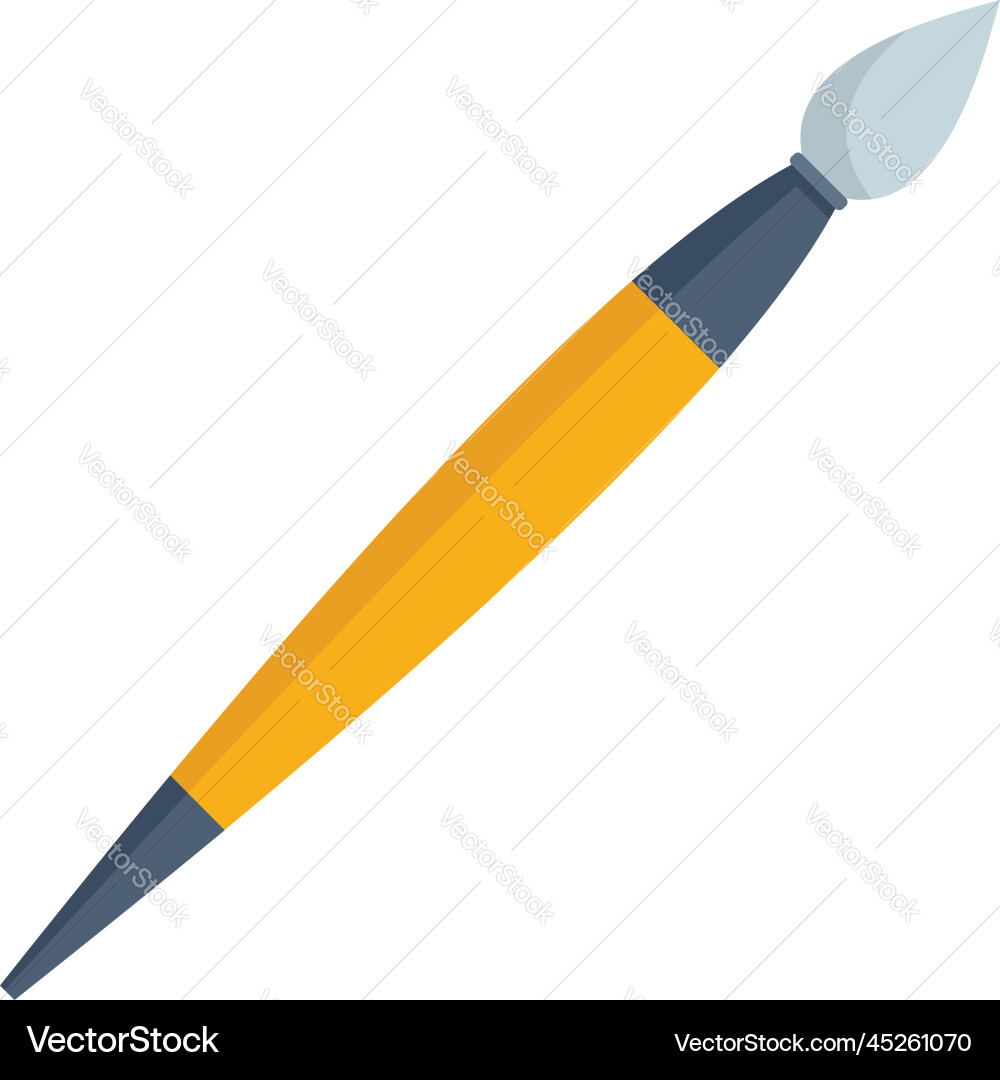 Classic nib icon flat artist kit Royalty Free Vector Image