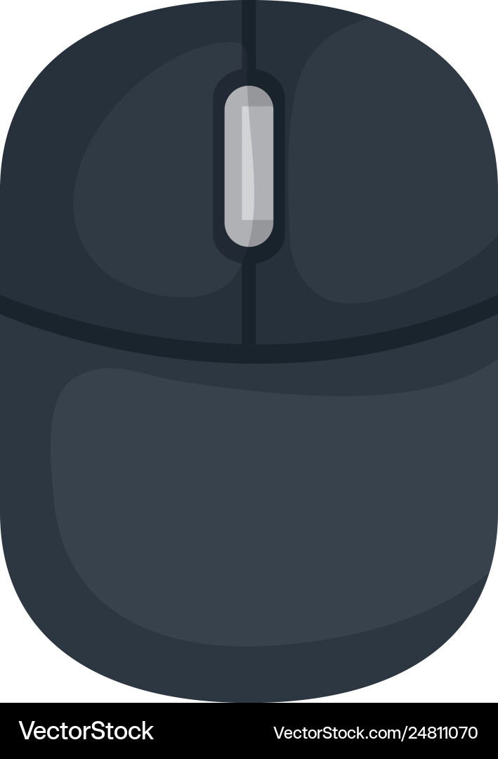 Computer mouse isolated icon Royalty Free Vector Image