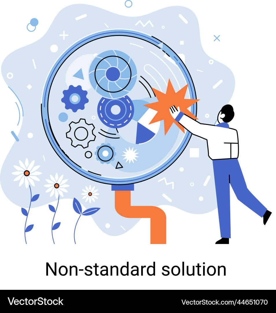 Non standart solution creation of individual Vector Image