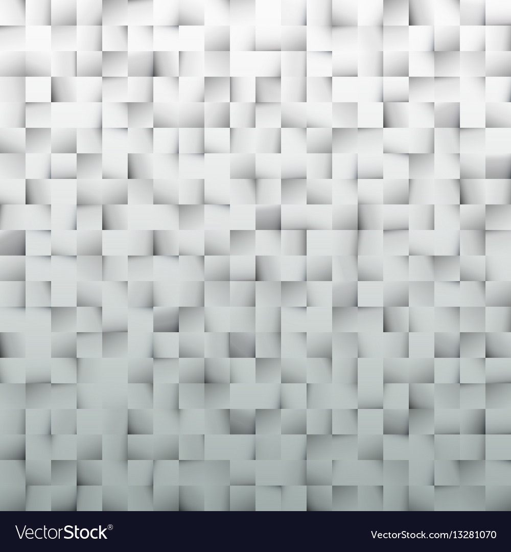 Pattern made from squares gray background Vector Image