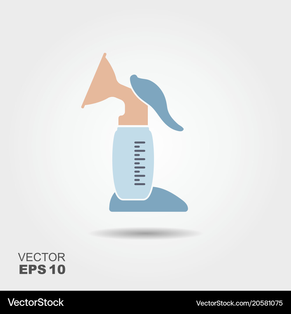 Breast pump icon Royalty Free Vector Image - VectorStock