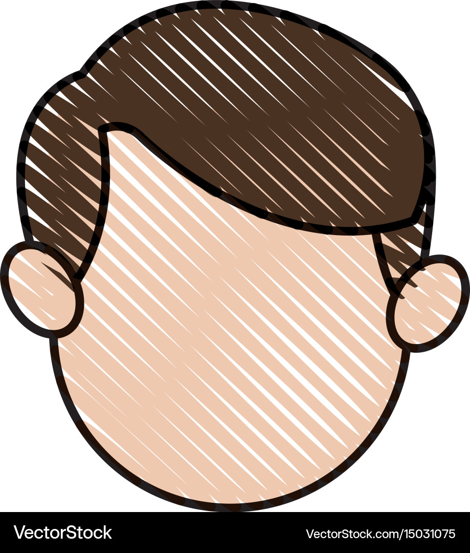 Face head man father male image Royalty Free Vector Image