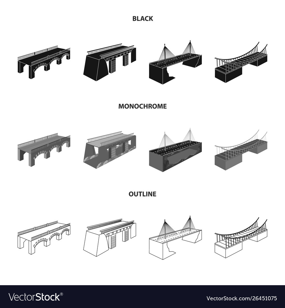 Isolated Object Connection And Design Sign Set Vector Image