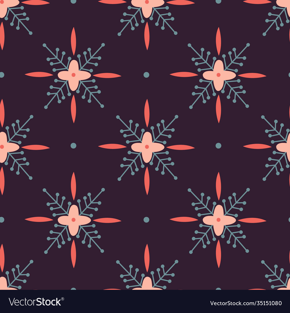 Beautiful seamless pattern with flowers Royalty Free Vector