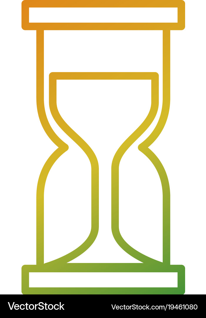 Business hour glass clock time Royalty Free Vector Image