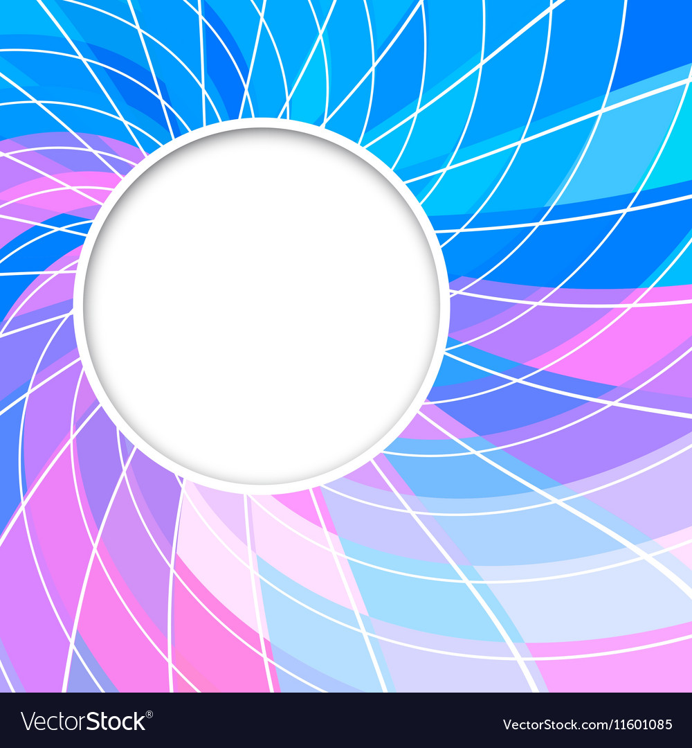 Abstract Background Round Frame Royalty Free Vector Image