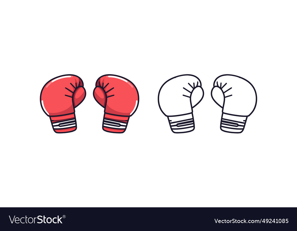 Boxing glove Royalty Free Vector Image - VectorStock