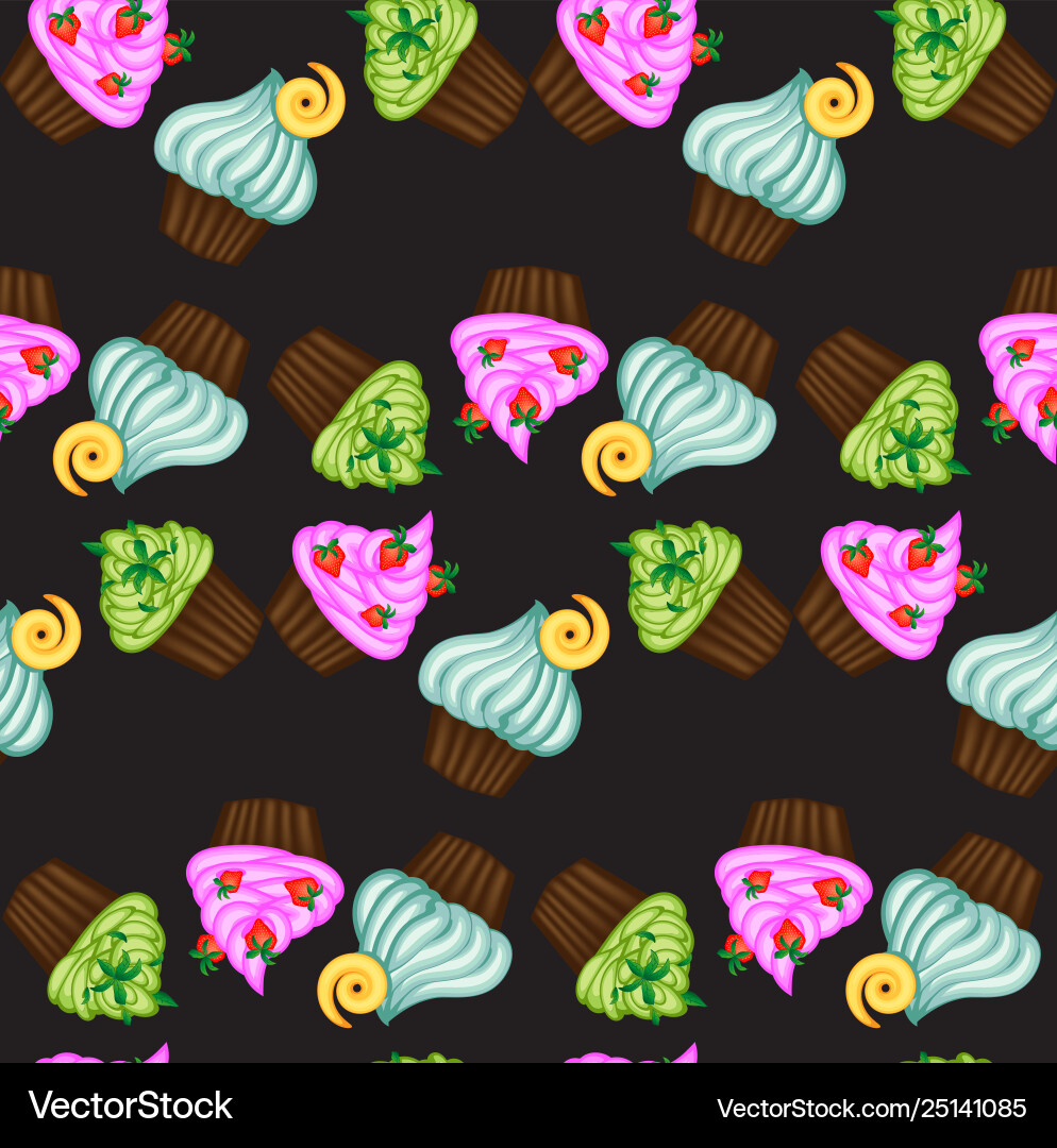 Cakes sweets inscription lettering template Vector Image
