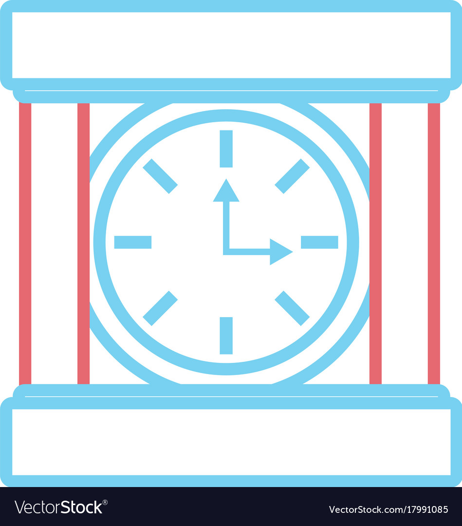 Clock Royalty Free Vector Image - VectorStock