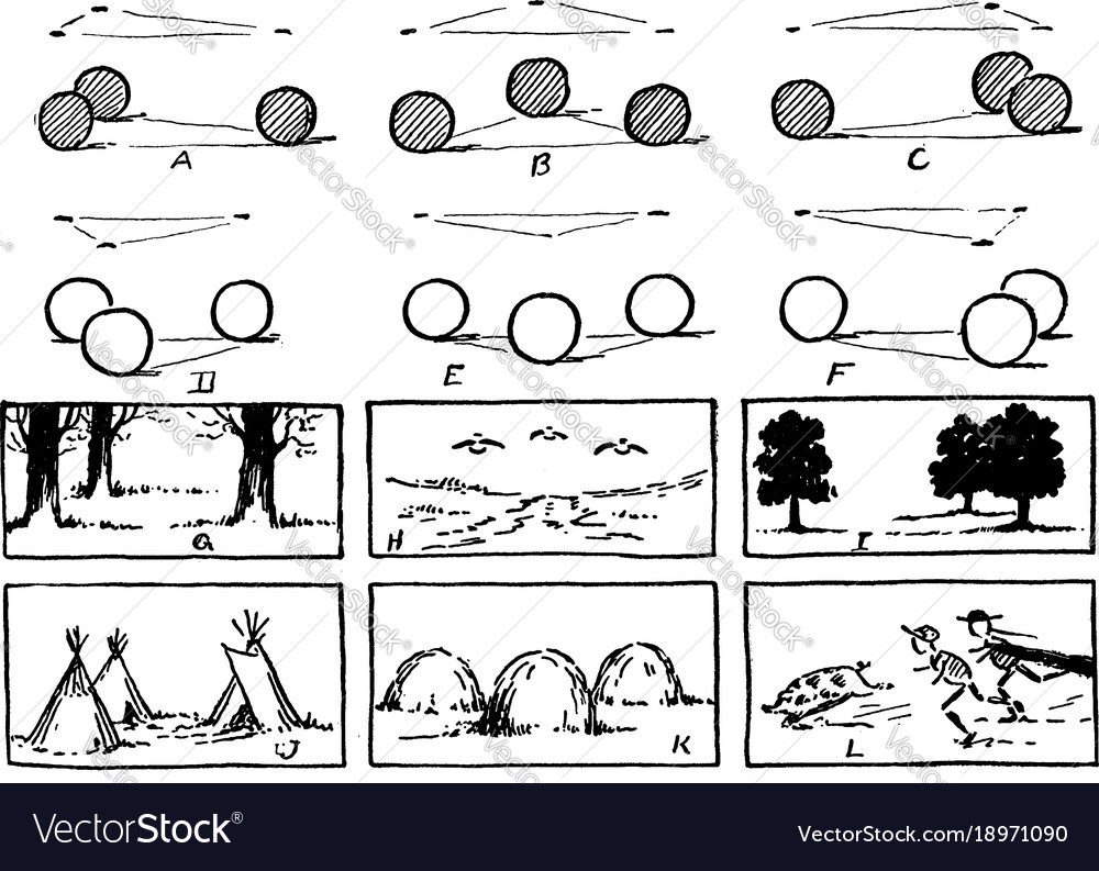 Composition visual elements or ingredients Vector Image