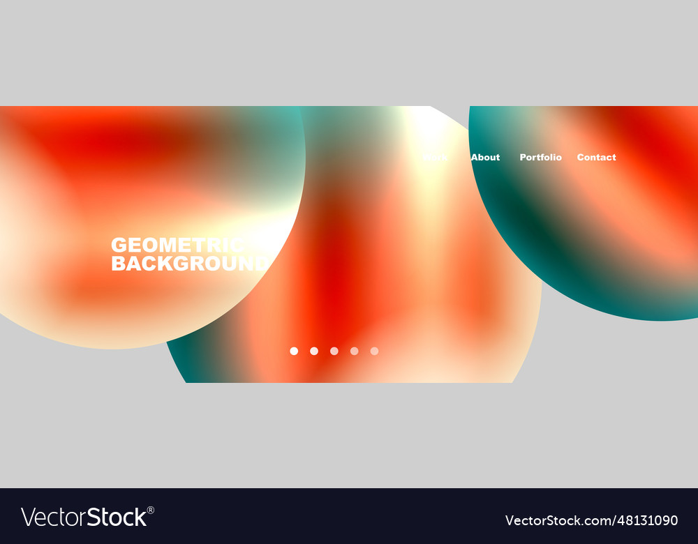 Trendy simple circle gradient abstract background Vector Image