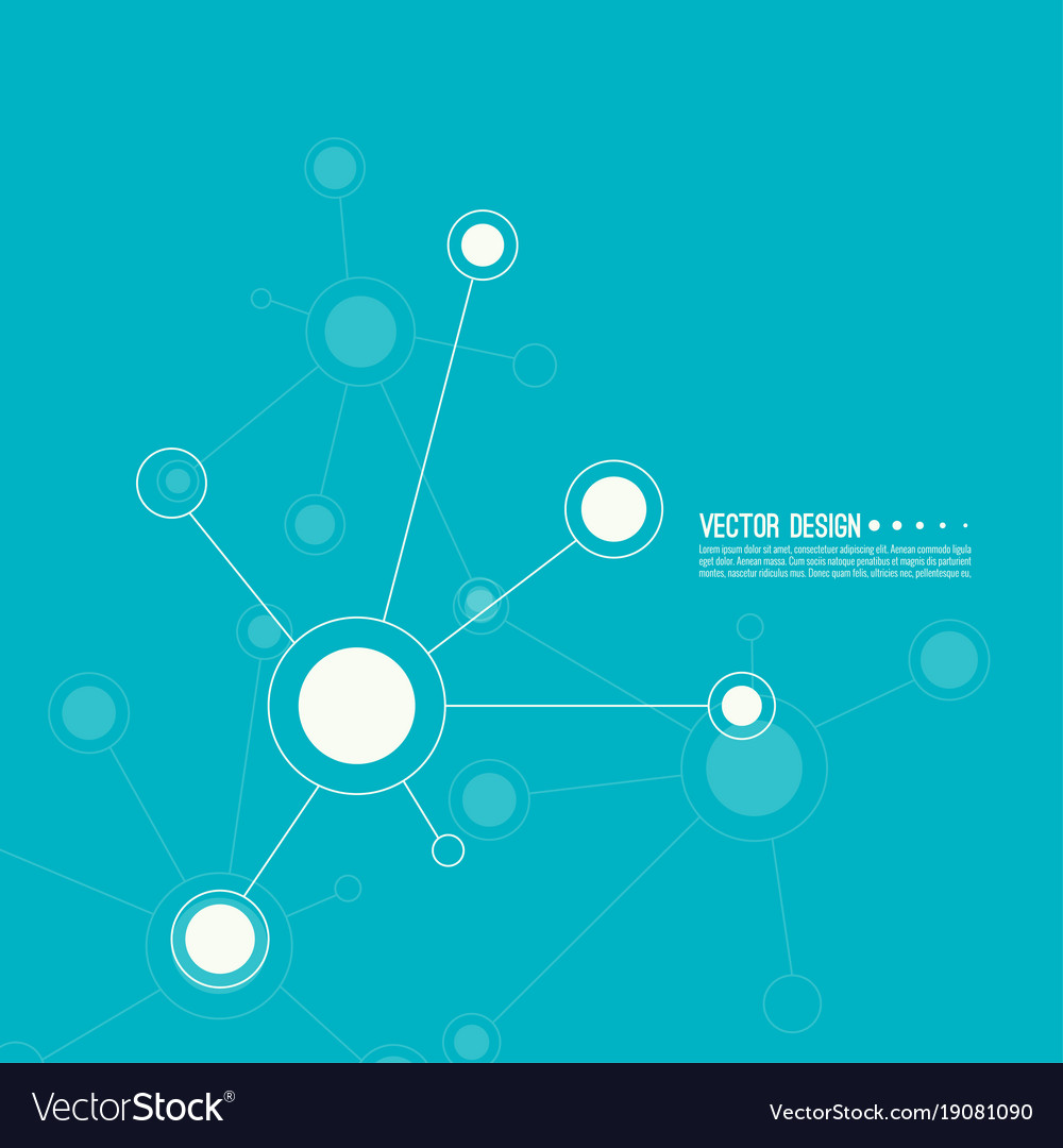 Virtual abstract background Royalty Free Vector Image