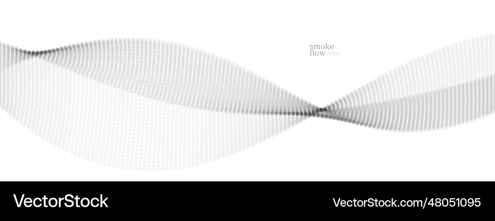 Abstract background with wave of flowing Vector Image