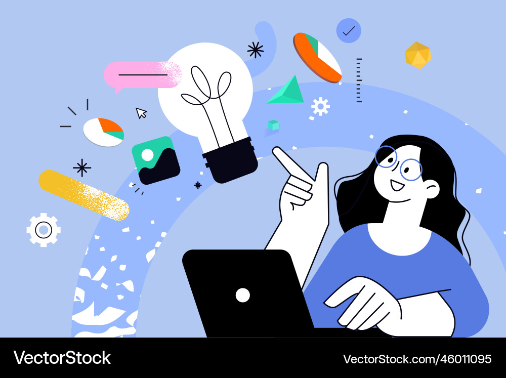 Business Creative Concept Royalty Free Vector Image