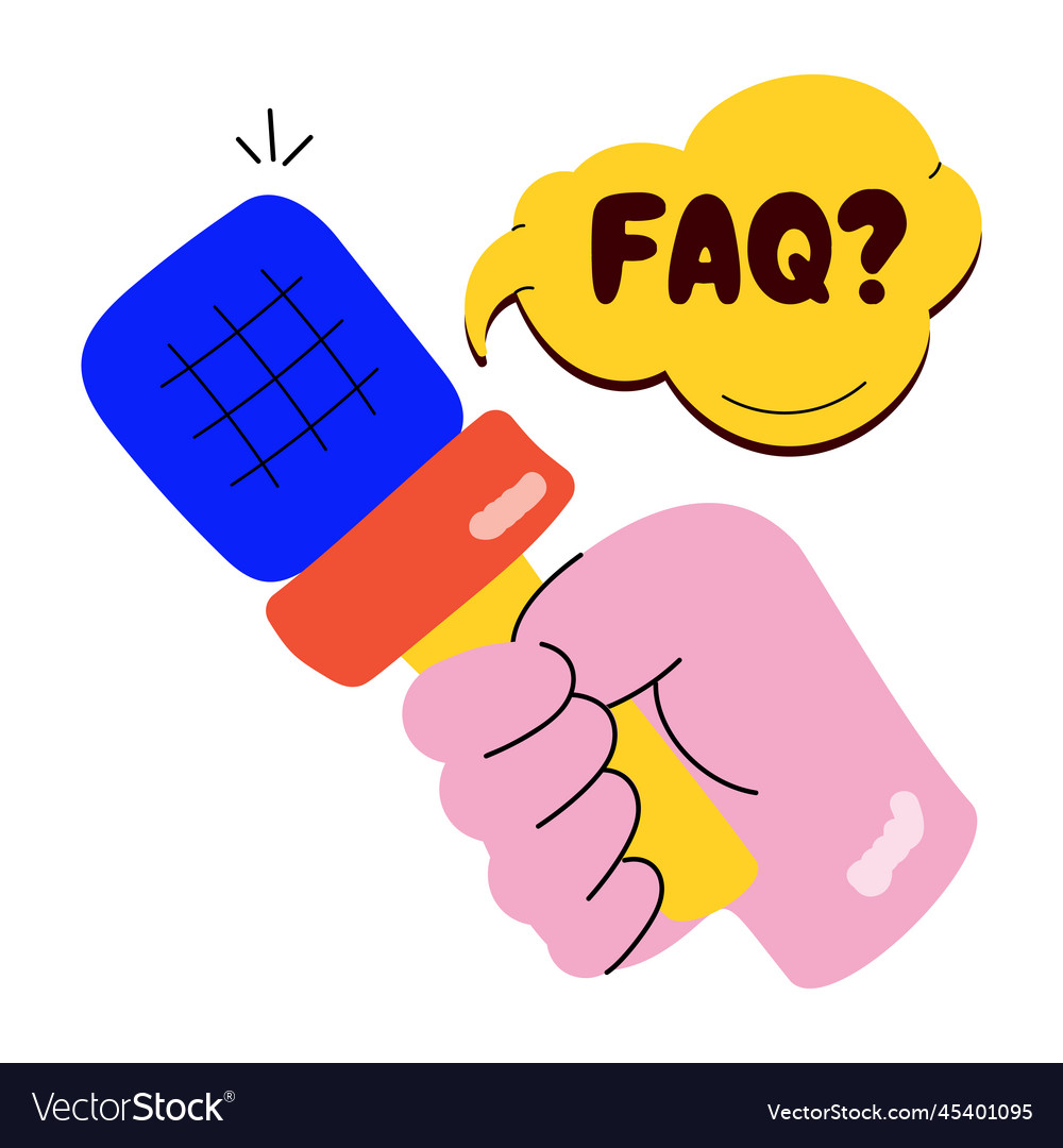 Faq Royalty Free Vector Image - VectorStock