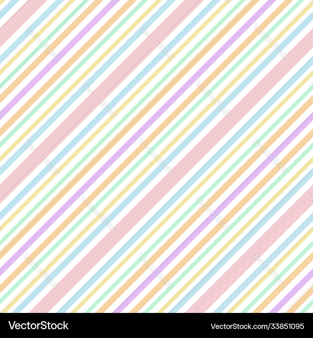 Rainbow stripe seamless pattern background in Vector Image
