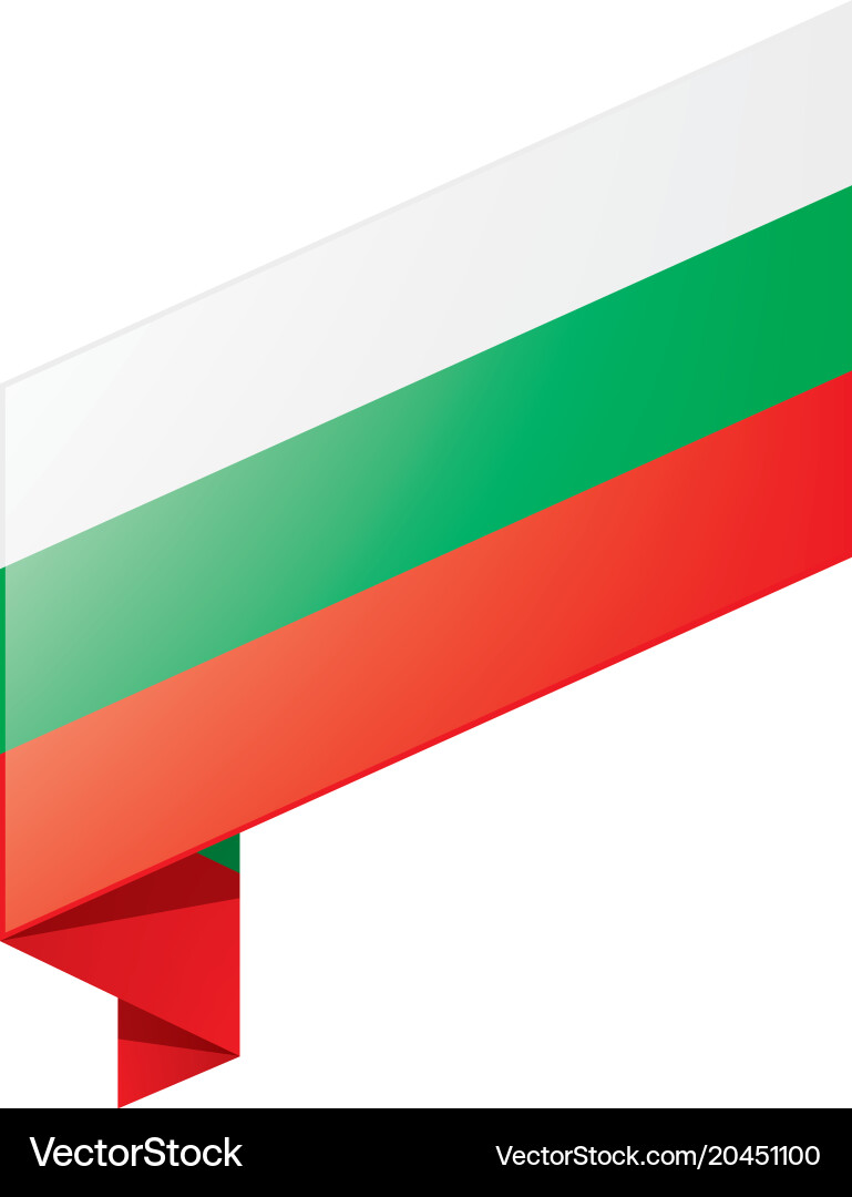 Bulgaria flag Royalty Free Vector Image - VectorStock