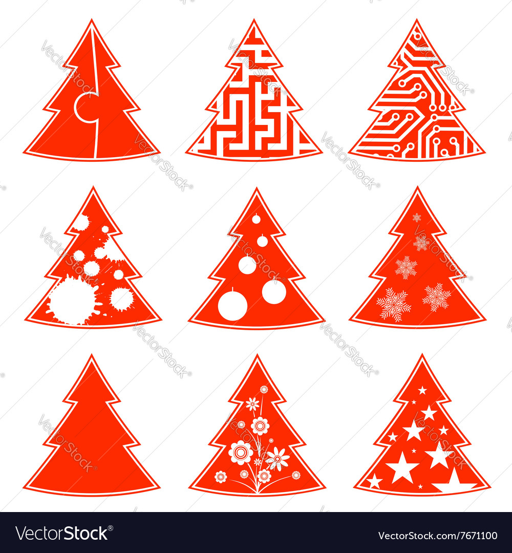 Christmas tree stock Royalty Free Vector Image