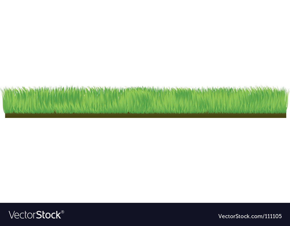 Grass border Royalty Free Vector Image - VectorStock