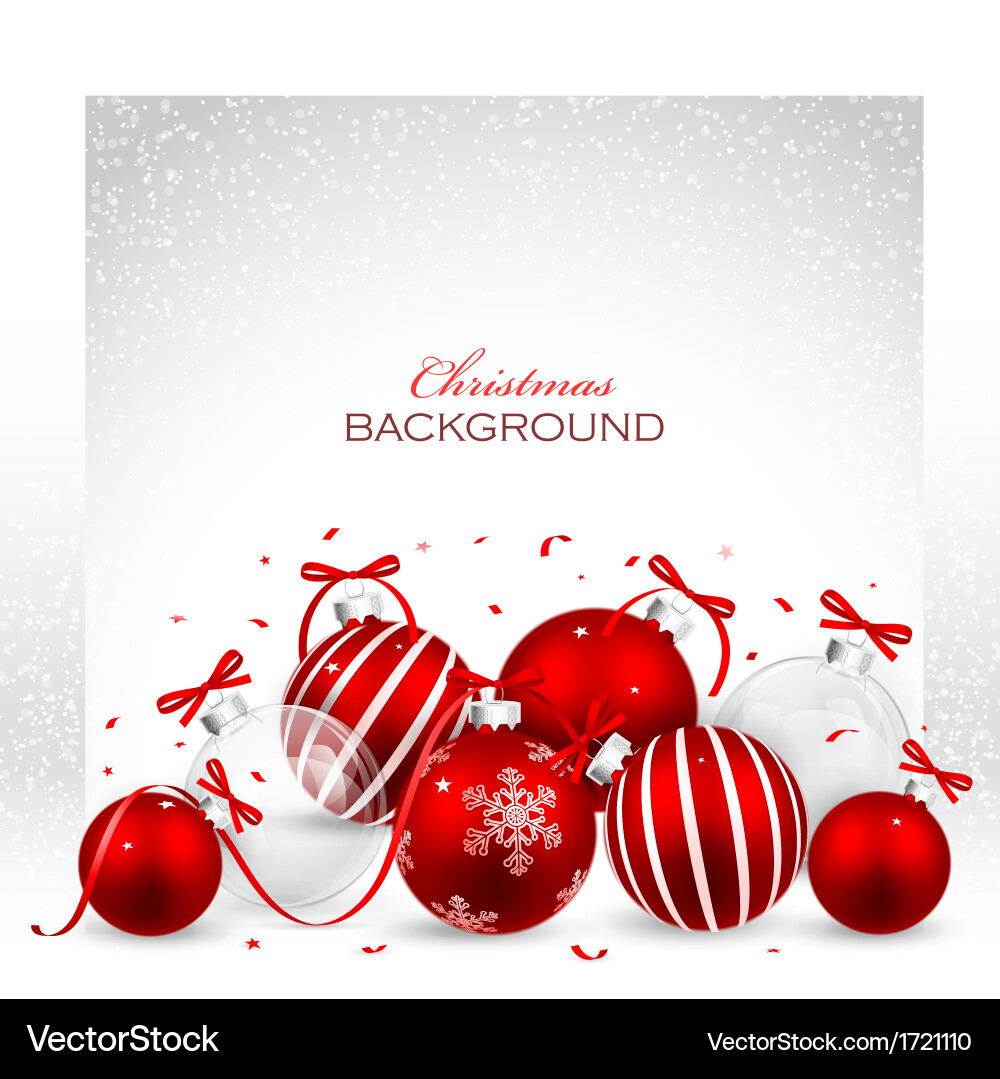 Christmas decorations Royalty Free Vector Image